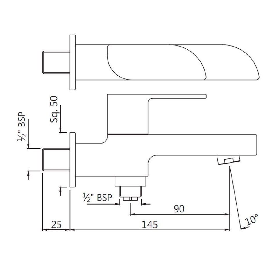 2 way Additional connection Bib Tap by Alive | Jaquar Global