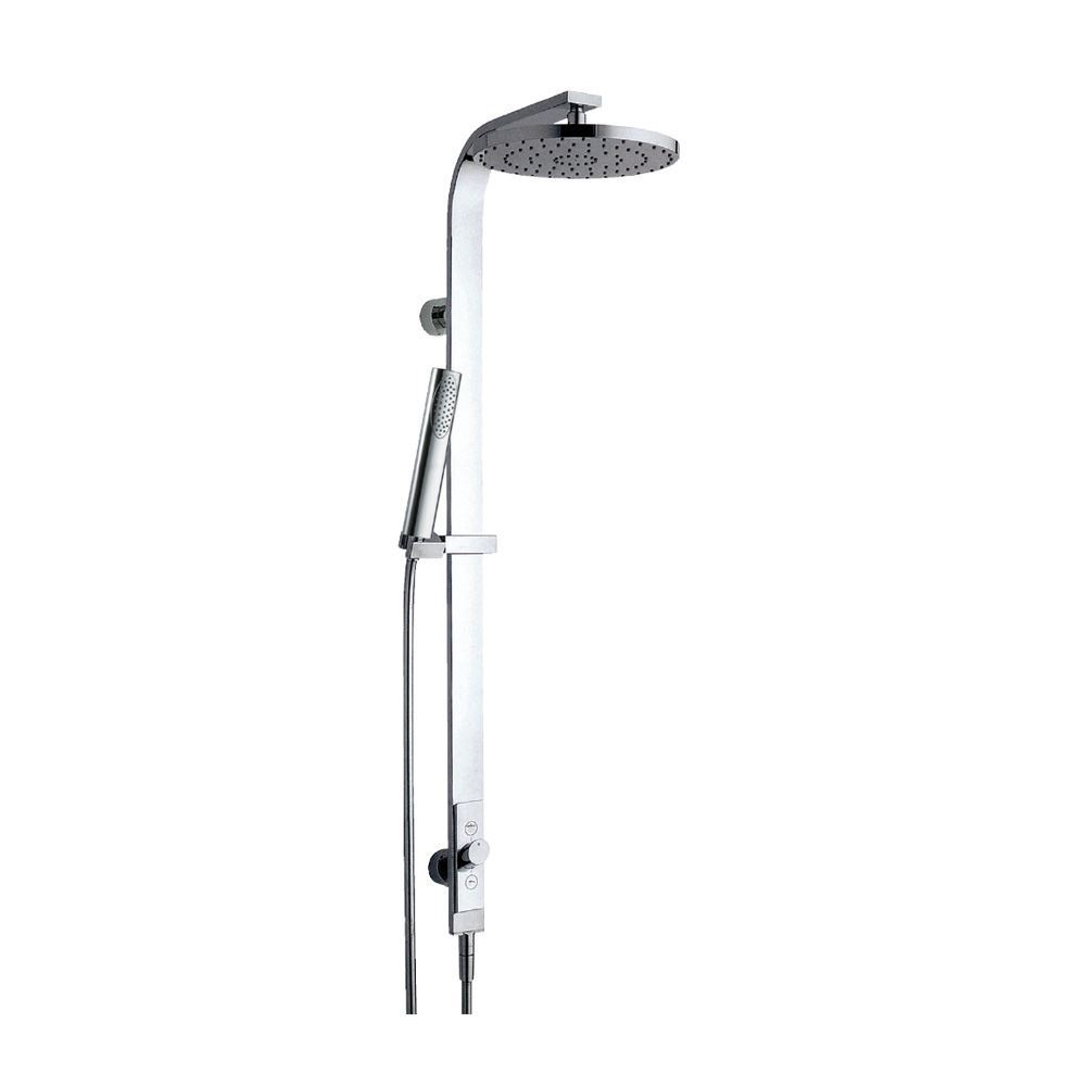 Flat Shape Exposed Shower Pipe with Diverter Knob | Jaquar Global