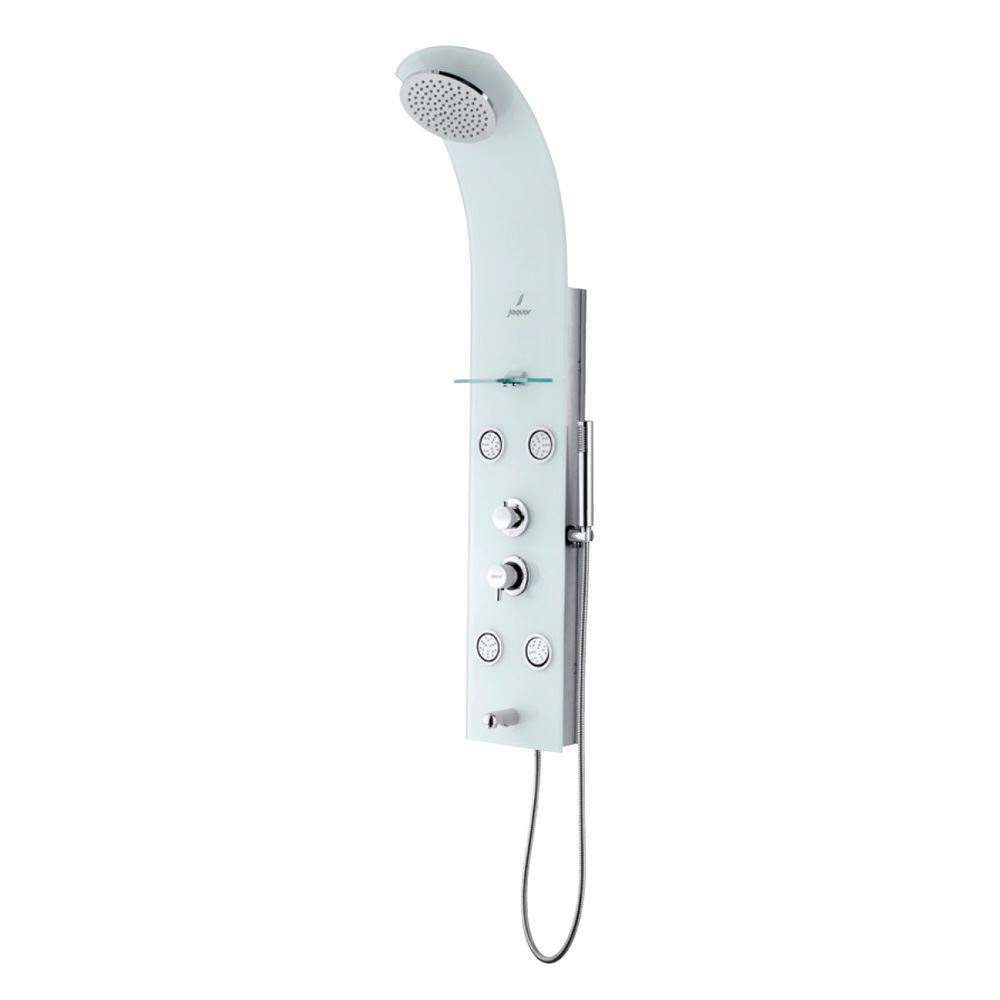 Glassy White Multifunctional Shower Panel | Jaquar Global