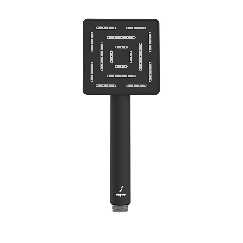 Square Black Matt Maze Hand Shower- 65x95mm | Jaquar Global