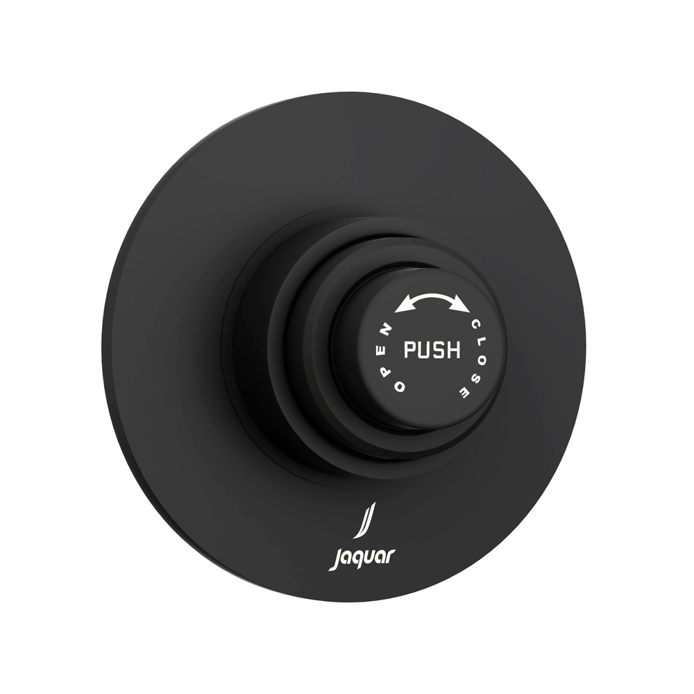 Dual Flow Round 40mm WC Flush Valve- Black Chrome | Jaquar Global