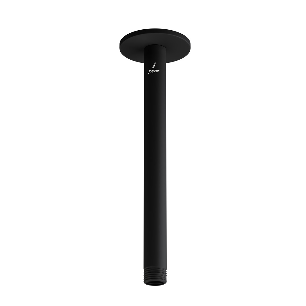75mm Round Black Matt Ceiling Shower Arm | Jaquar Global