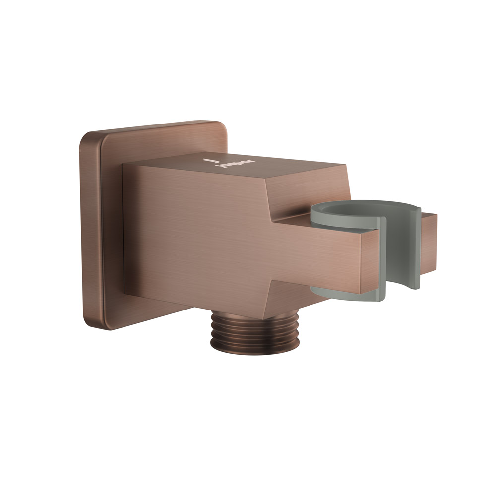 Square Antique Copper Hand Shower Wall Outlet | Jaquar Global