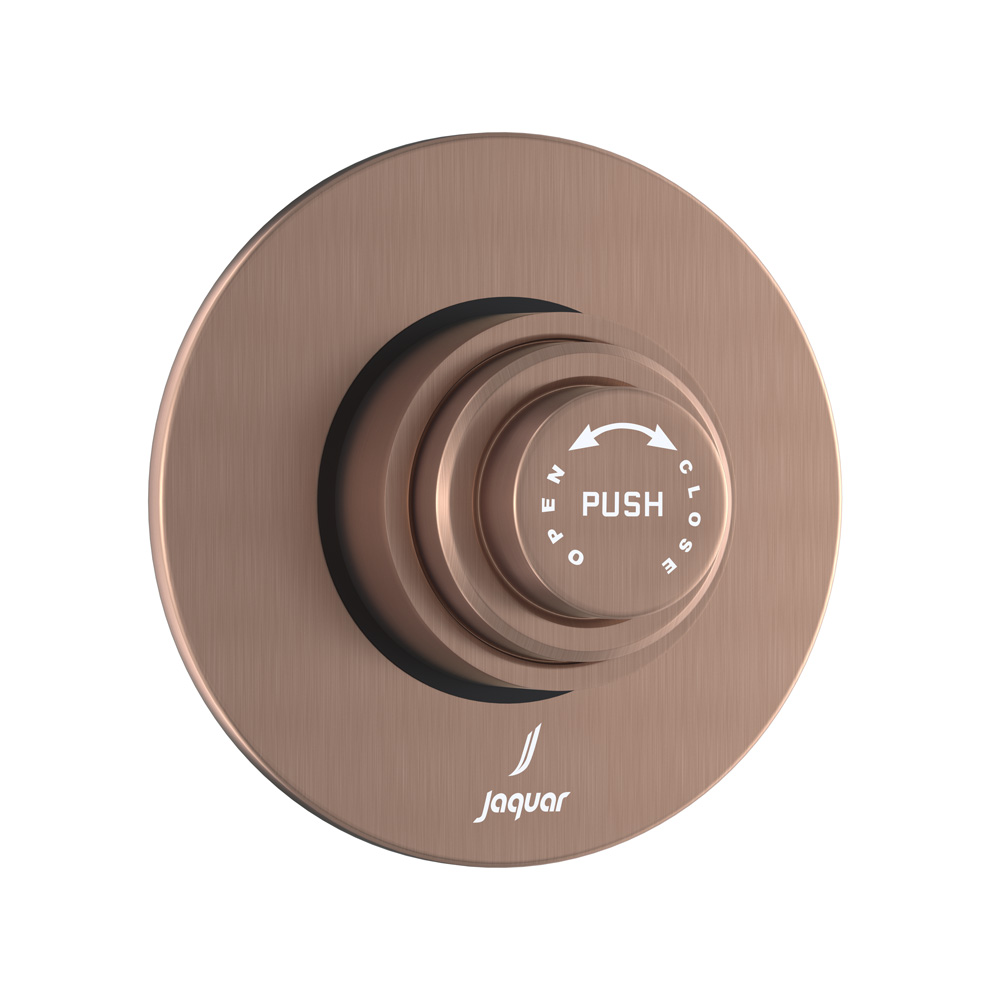 Dual Flow Round 40mm WC Flush Valve Ant. Copper | Jaquar Global