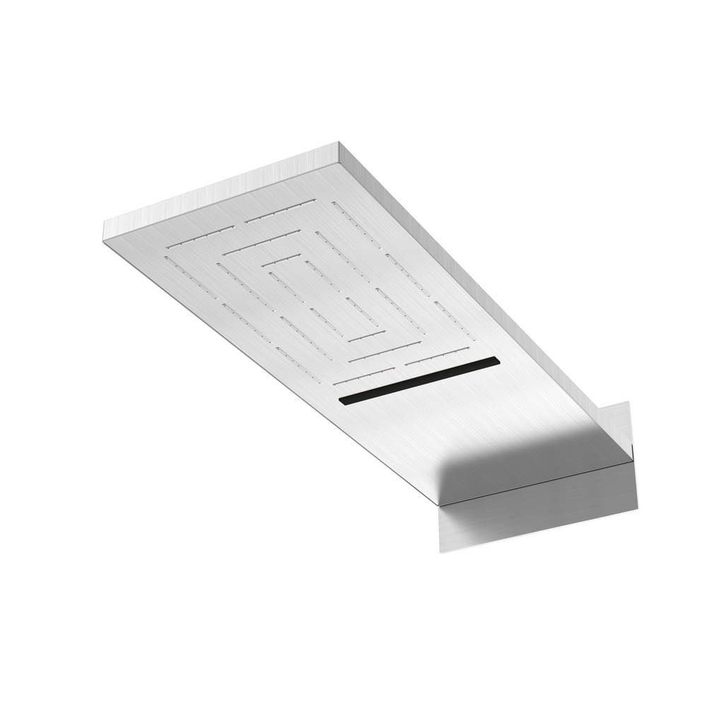 SS Finish Waterfall Overhead Dual Shower | Jaquar Global